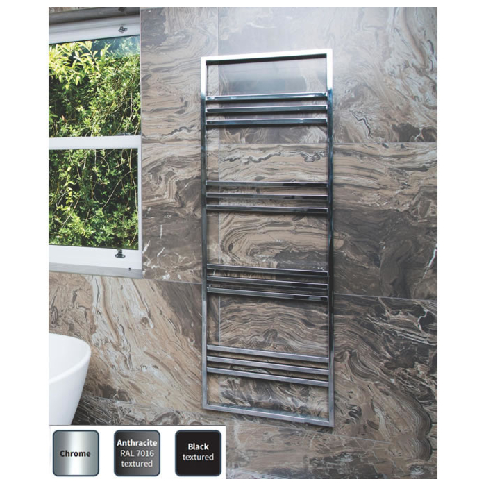 Towelrads Boxford Towel Rails | Chrome | Anthracite | Black